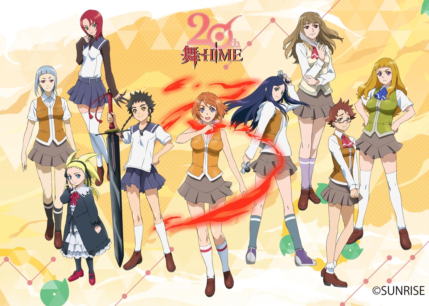 hisayuki hirokazu mai hime alyssa searrs fujino shizuru kikukawa yukino kuga natsuki minagi ...